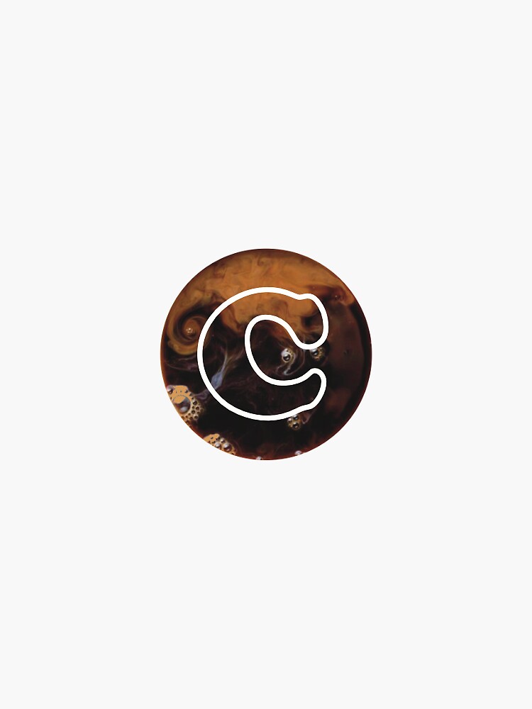 "Letter C in Espresso PopSocket" Sticker for Sale by Zephyr-Studio ...