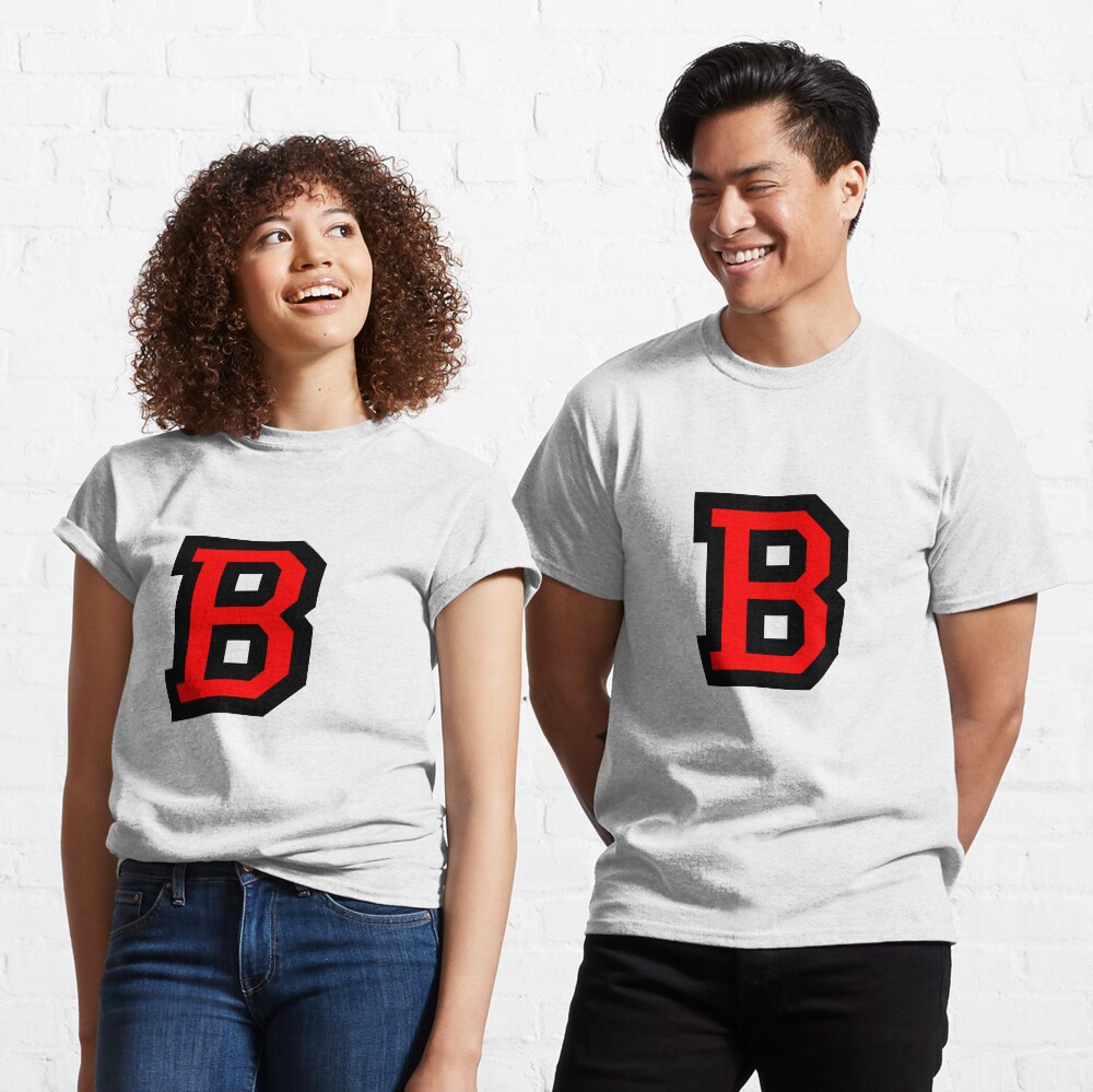 "Letter B two color Red" Sticker for Sale by theshirtshops | Redbubble