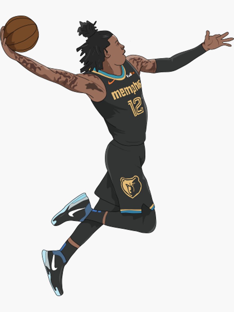 "ja morant slam" Sticker for Sale by cahneber | Redbubble