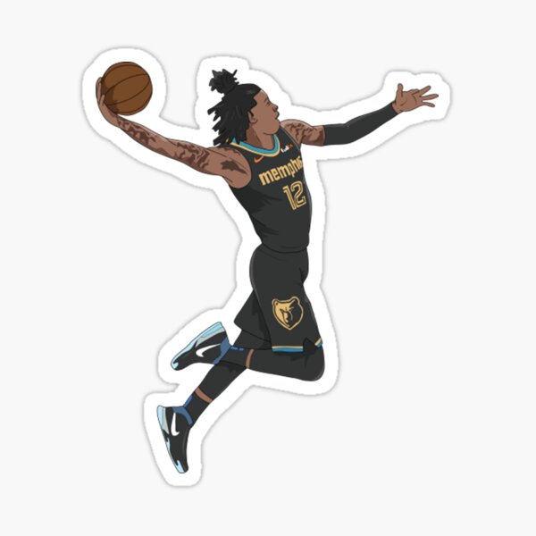 "ja morant slam" Sticker for Sale by cahneber | Redbubble