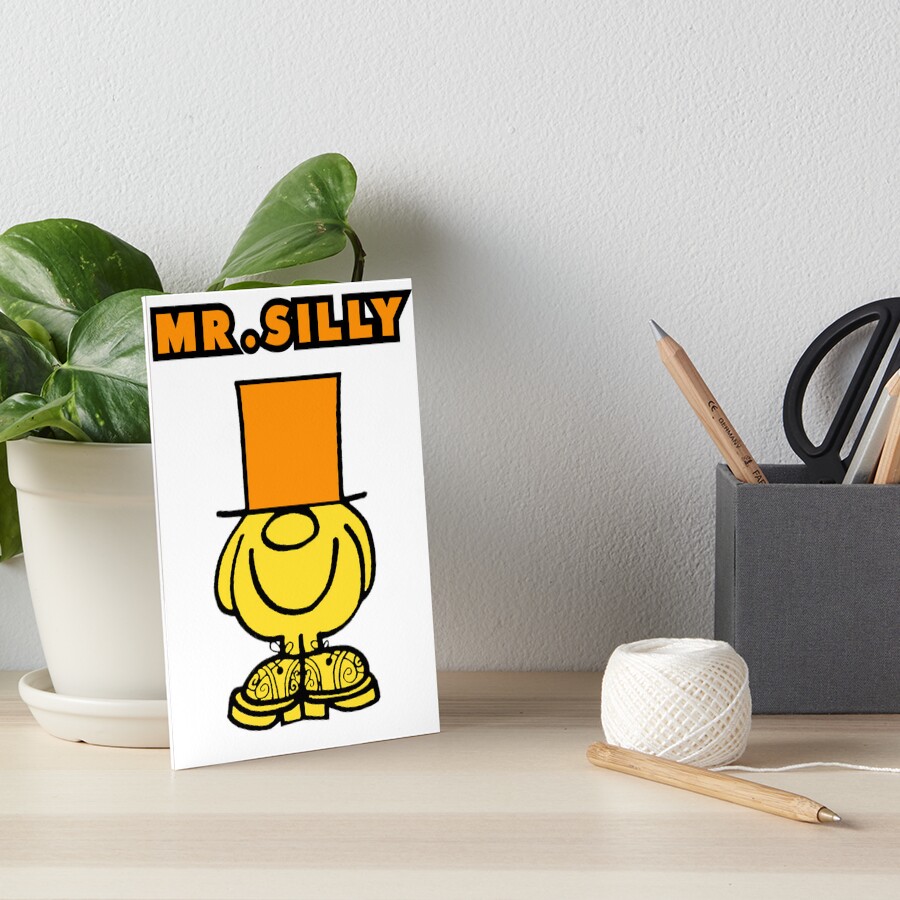 "mr. silly little miss and mr.men" Art Board Print for Sale by kaandalf ...