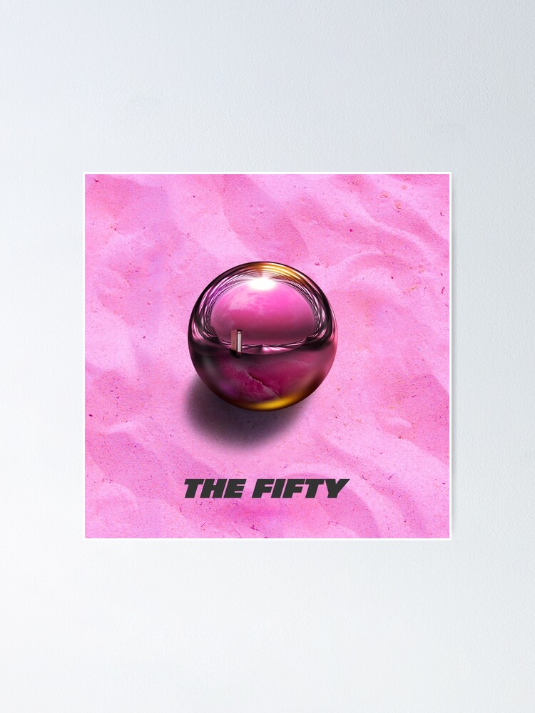 "FIFTY FIFTY - THE FIFTY" Poster for Sale by peachy-bubbles | Redbubble