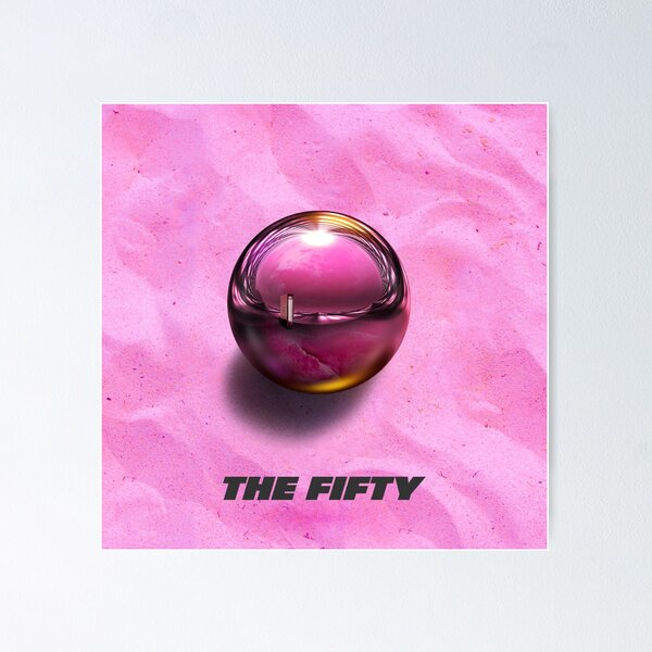 "FIFTY FIFTY - THE FIFTY" Poster for Sale by peachy-bubbles | Redbubble