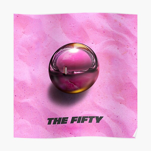 "FIFTY FIFTY - THE FIFTY" Poster for Sale by peachy-bubbles | Redbubble