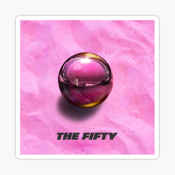 "FIFTY FIFTY - THE FIFTY" Sticker for Sale by peachy-bubbles | Redbubble