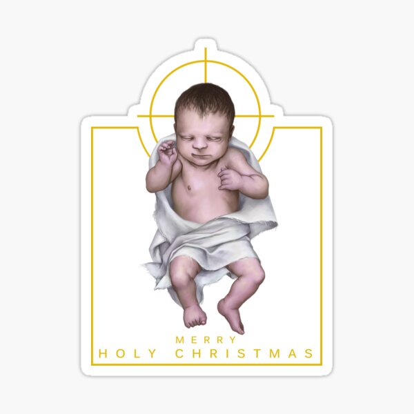 "Holy Child. (Christmas)" Sticker for Sale by OlehTkachenko | Redbubble