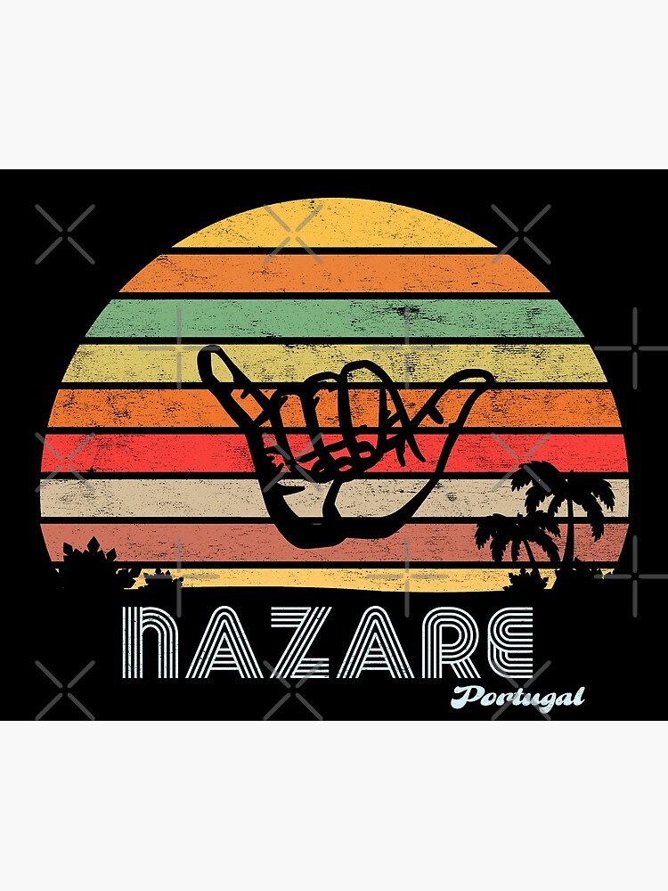 "Nazaré 70's Retro Chill" Poster for Sale by Mitch-Angelo | Redbubble