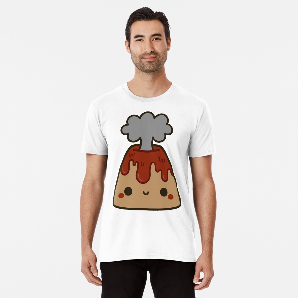 "Cute volcano" Sticker for Sale by peppermintpopuk | Redbubble