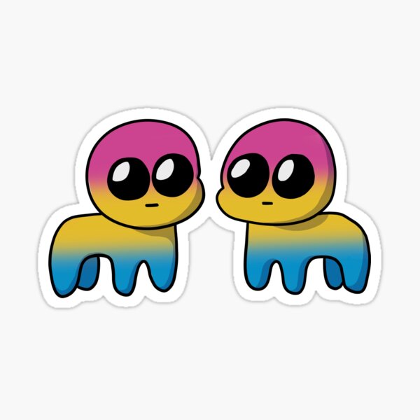 "Pan creatures" Sticker for Sale by electricdecades | Redbubble