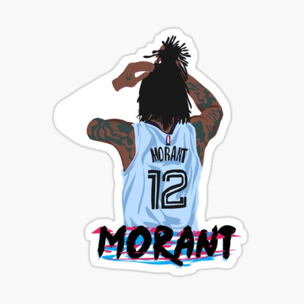 "ja morant slam" Sticker for Sale by cahneber | Redbubble