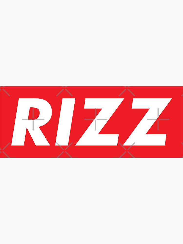 "RIZZ" Sticker for Sale by memesupreme95 | Redbubble