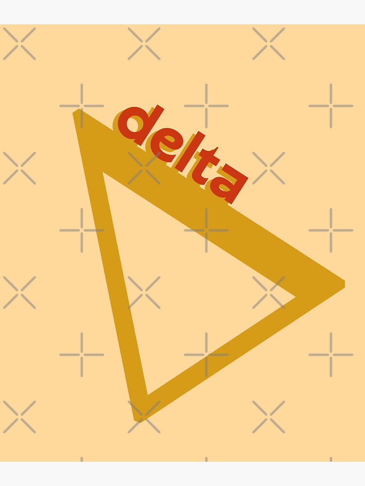 "Delta" Sticker for Sale by seriyusink69 | Redbubble