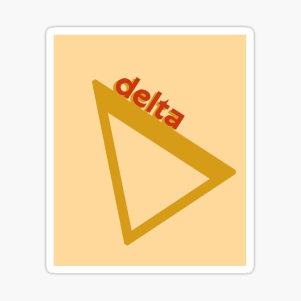 "Delta" Sticker for Sale by seriyusink69 | Redbubble