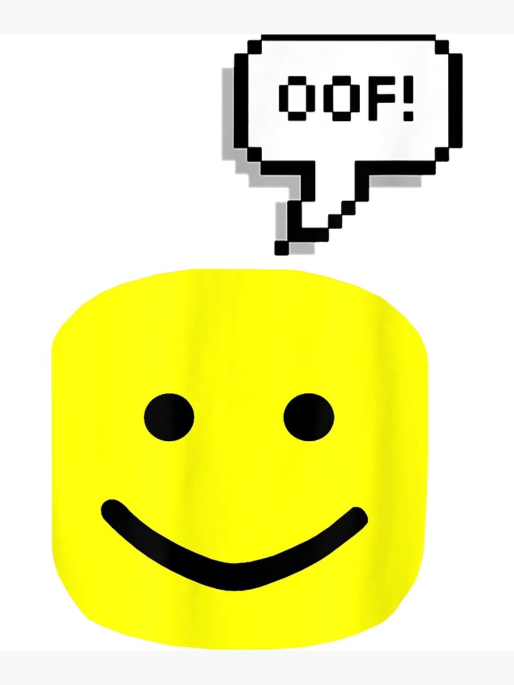 "Oof Noob Game Text Bubble Meme" Poster for Sale by OcoolBrand | Redbubble