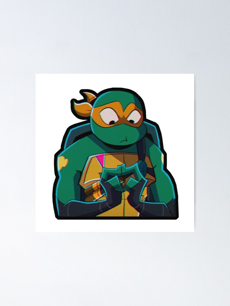 "Rottmnt Mikey Ninja Turtles Teenage " Poster for Sale by BidaTshirt ...