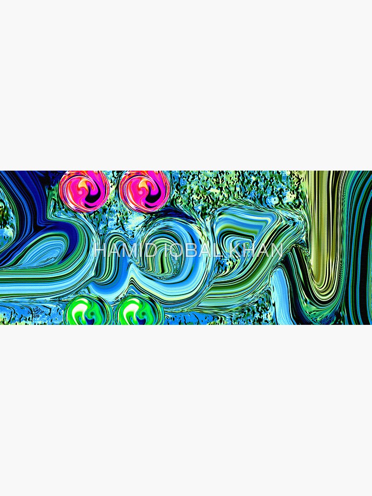 "Al Hafeez Allah name Modern Calligraphy Painting" Sticker for Sale by ...