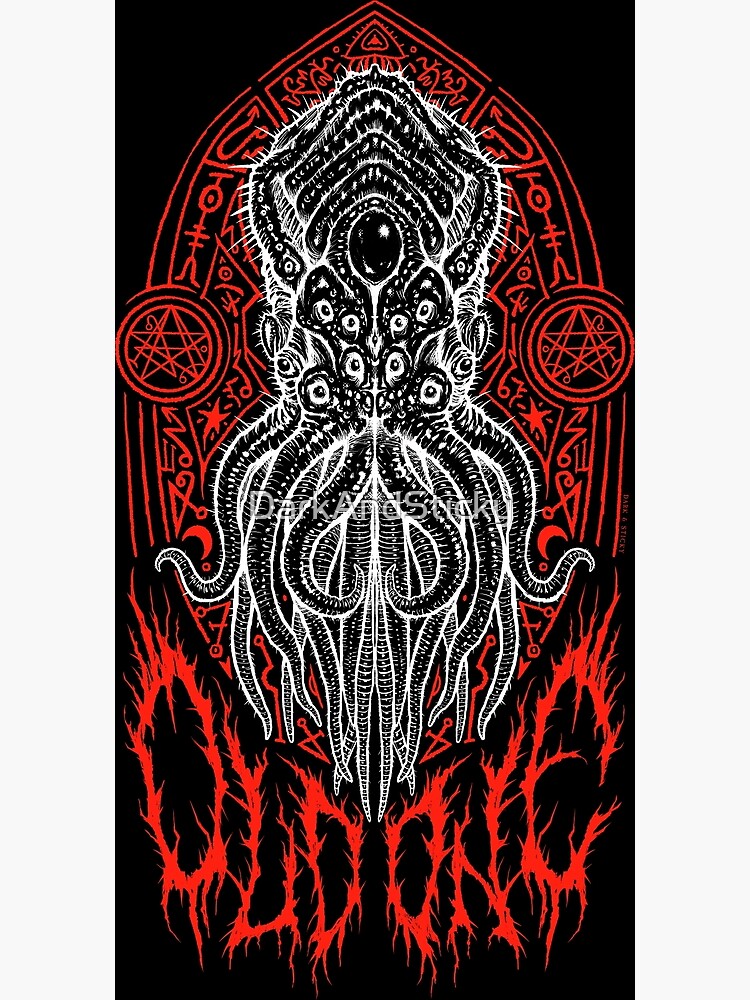 "CTHULHU "Old One" - HP Lovecraft -Horror, cult, mythos, kvlt, black ...