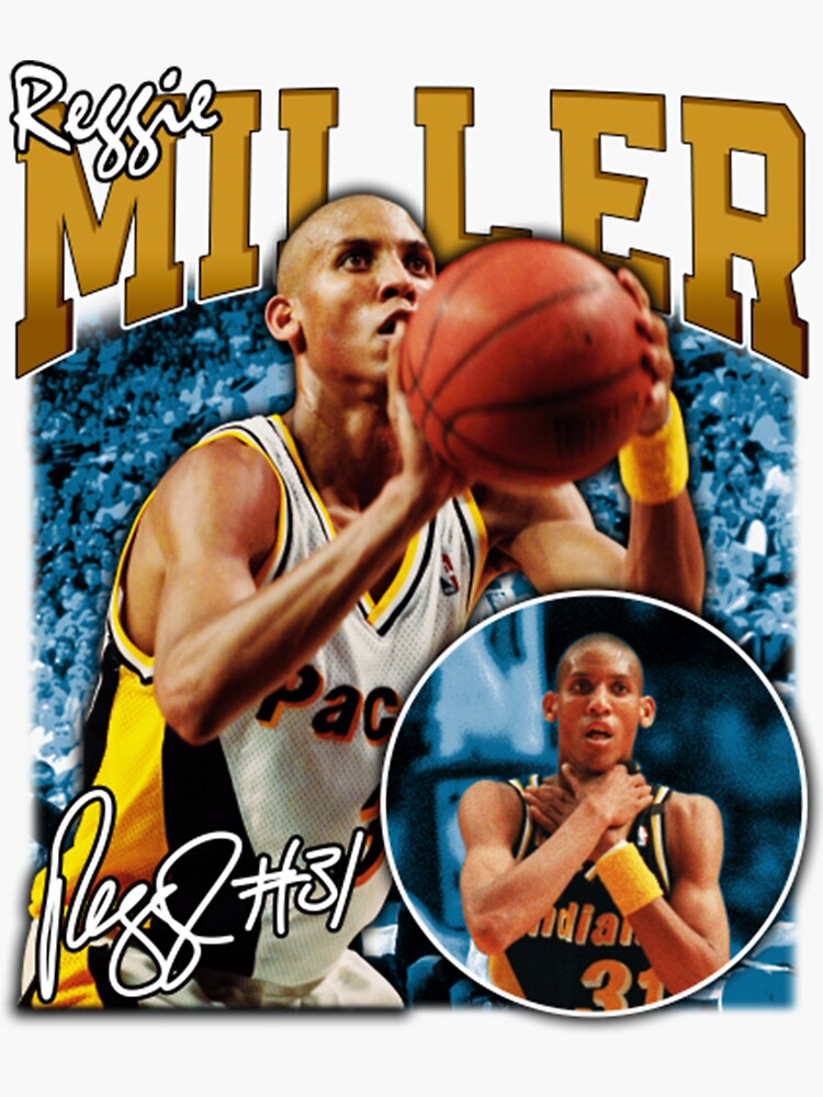 "Reggie Miller Choke Basketball" Sticker for Sale by swaratdr | Redbubble