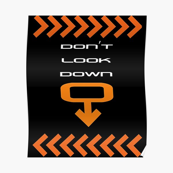 "Oblivion Alton Towers Dont Look Down" Poster for Sale by biryati ...