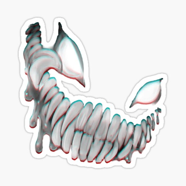 "The Smiler " Sticker for Sale by biryati | Redbubble