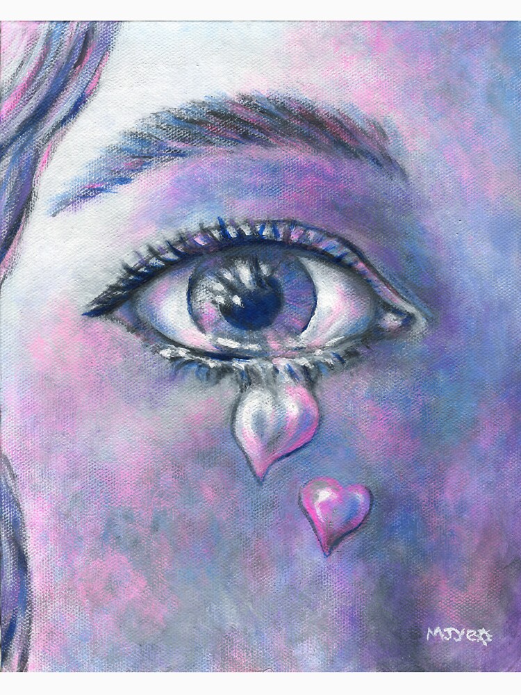 "Surrealist crying eye painting" T-shirt for Sale by nature2canvas ...
