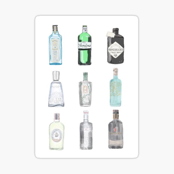 Gin Stickers | Redbubble