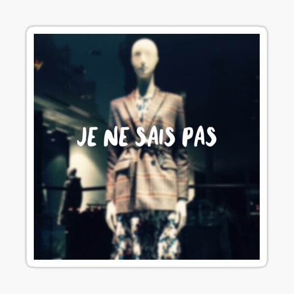 Je Ne Sais Pas”… ‘I Dont Know’….French Sayings. French Quote. Cool Chic ...