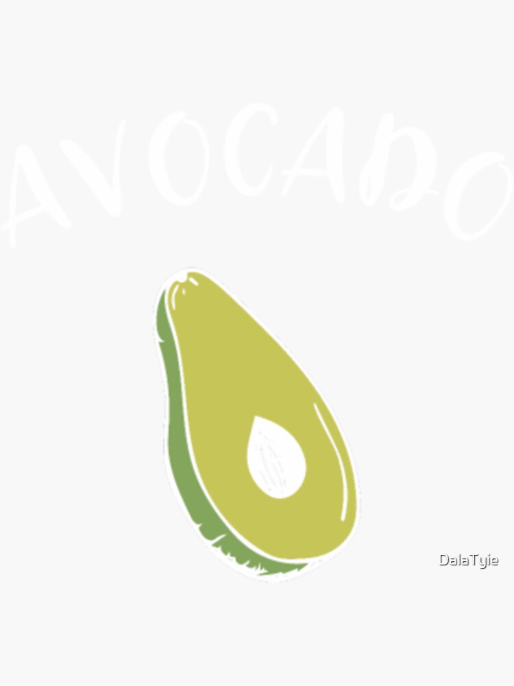 "Vegan Designs Avocado" Sticker for Sale by DalaTyie | Redbubble