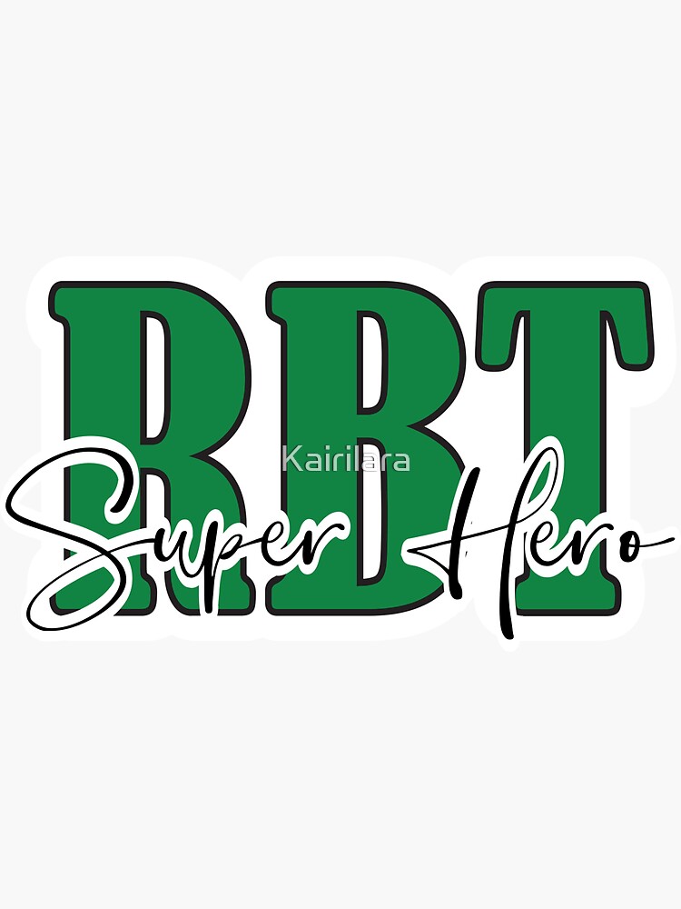 "RBT Superhero- Green" Sticker for Sale by Kairilara | Redbubble