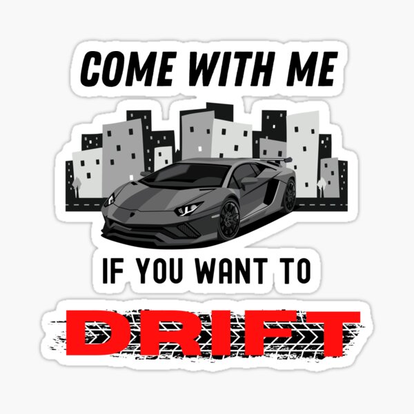 "Classic Car Drift " Sticker for Sale by Moesko | Redbubble