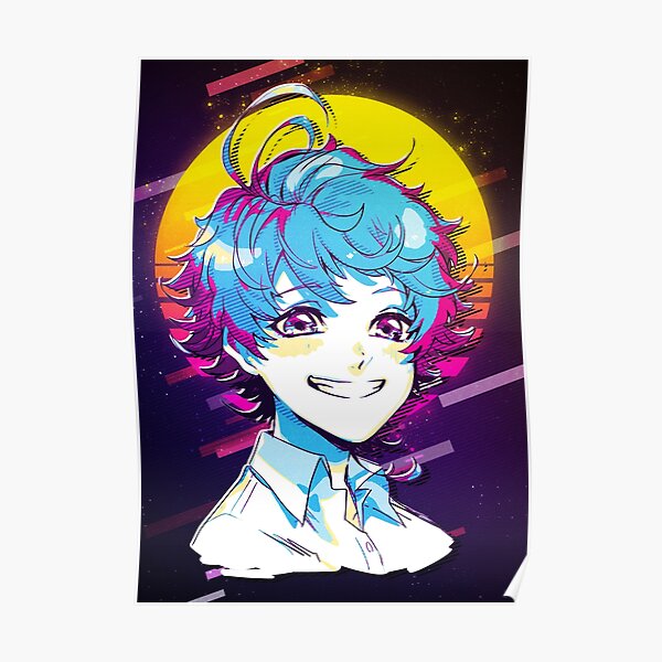 Emma Promised Neverland Poster For Sale By 80sretroart Redbubble