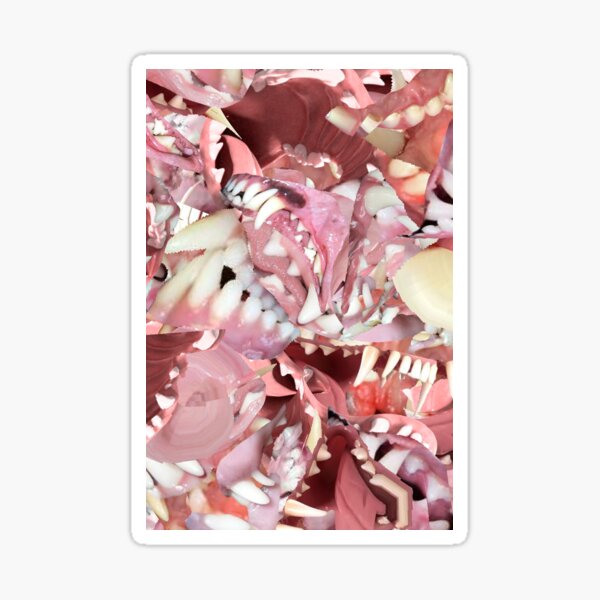 "teeth mouth weirdcore distorted" Sticker for Sale by pigeonplushie ...