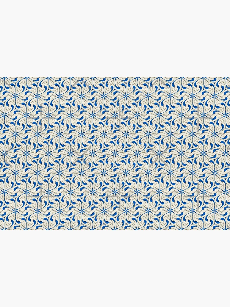 "Blue Flower Stencil Design" Sticker for Sale by yash2gvys | Redbubble