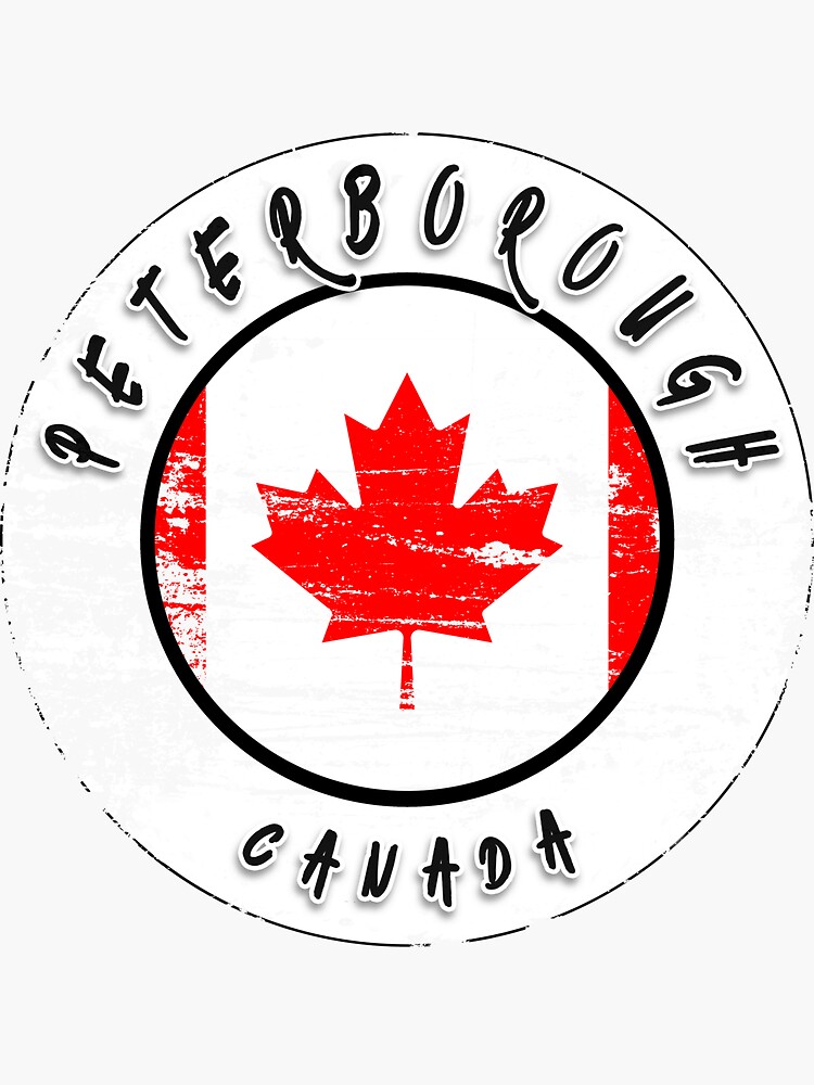 "Peterborough Canada Vintage" Sticker for Sale by TravelPenguin | Redbubble