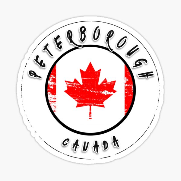 "Peterborough Canada Vintage" Sticker for Sale by TravelPenguin | Redbubble