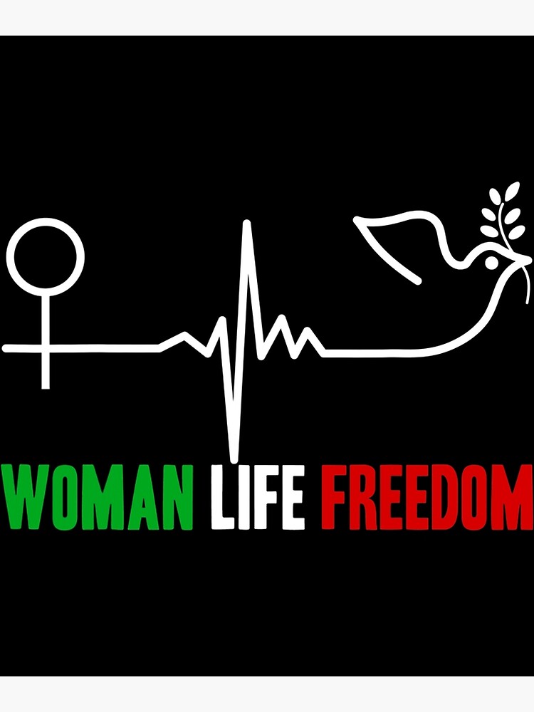 "Woman Life Freedom Zan Zendegi Azadi Women Life Freedom" Art Print for ...