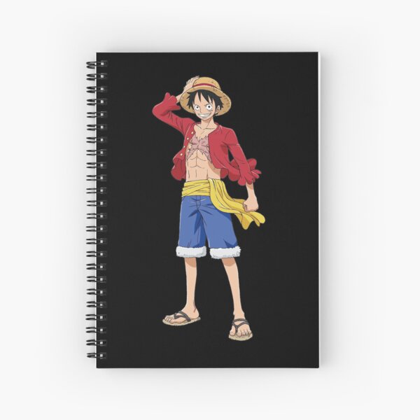 "monkey d luffy one piece" Spiral Notebook for Sale by Yor-art | Redbubble