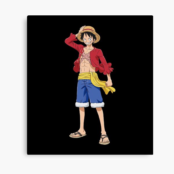 "monkey d luffy one piece" Canvas Print for Sale by Yor-art | Redbubble