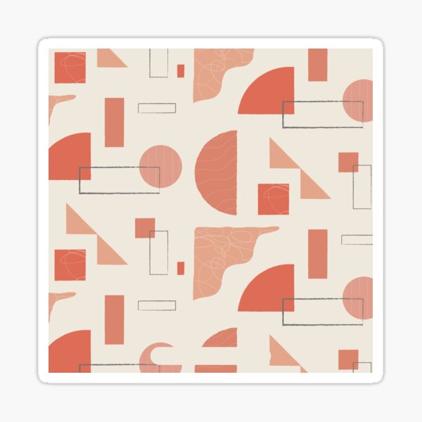 "Retro art pattern design" Sticker for Sale by Aercorpusdesign | Redbubble