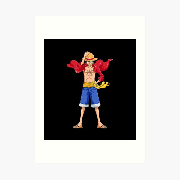 "monkey d luffy one piece" Art Print for Sale by Yor-art | Redbubble