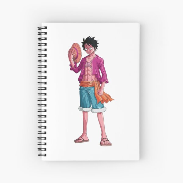 "monkey d luffy one piece" Spiral Notebook for Sale by Yor-art | Redbubble