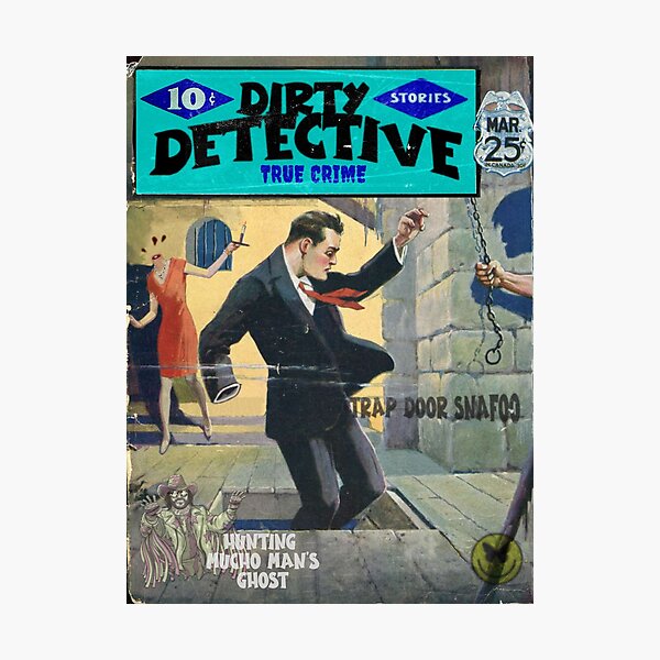 Lámina fotográfica «Detective sucio | Crimen verdadero | Cubierta de ...