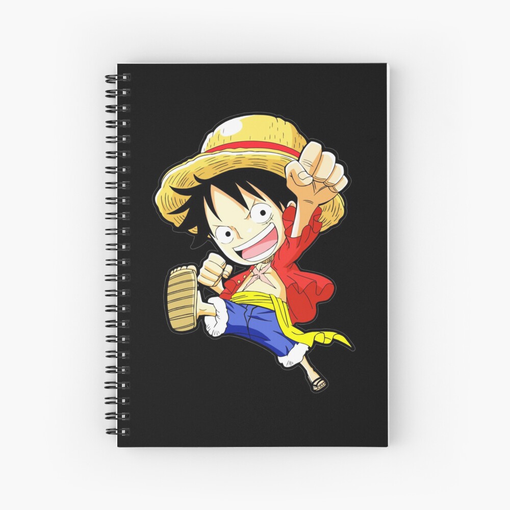 "monkey d luffy one piece" Spiral Notebook for Sale by Yor-art | Redbubble