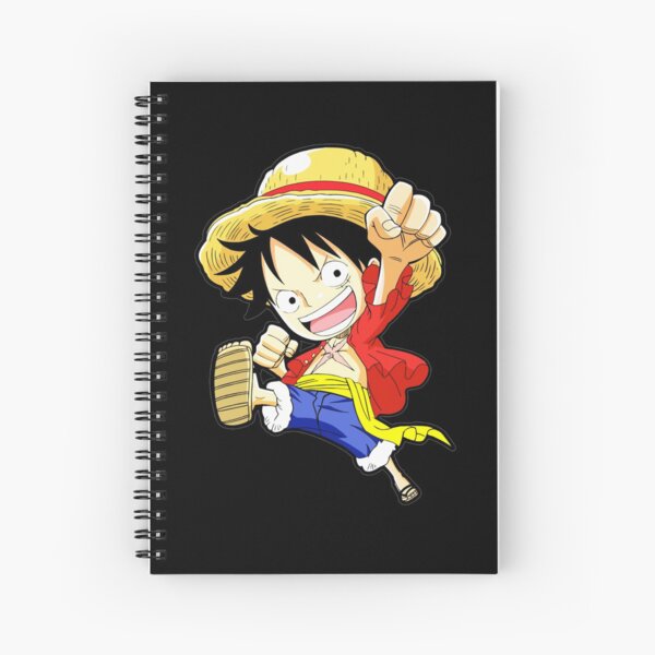 "monkey d luffy one piece" Spiral Notebook for Sale by Yor-art | Redbubble