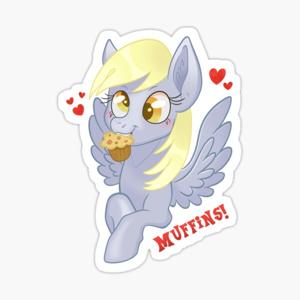 "Muffins!" Sticker for Sale by AlanisArt | Redbubble