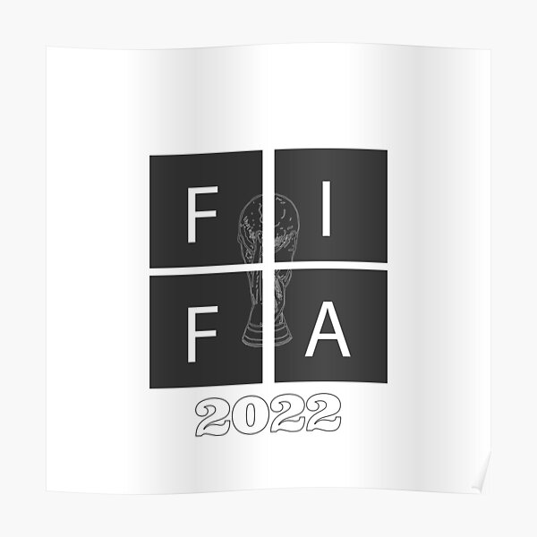"Fifa 2022" Poster for Sale by JAZII | Redbubble