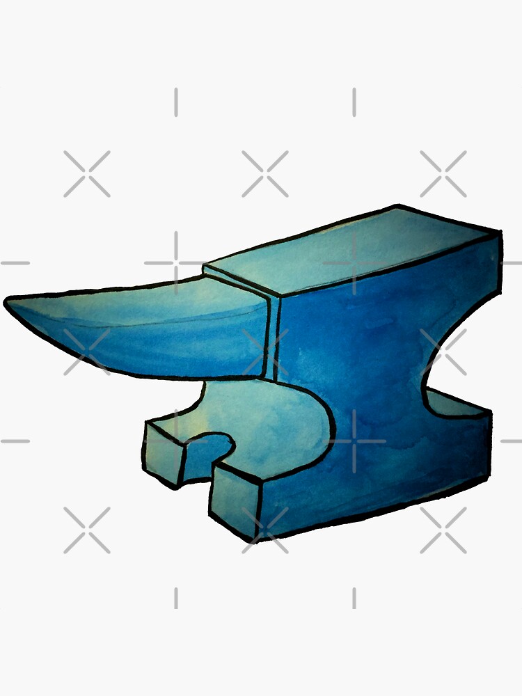 "anvil" Sticker for Sale by JoJoFavro | Redbubble