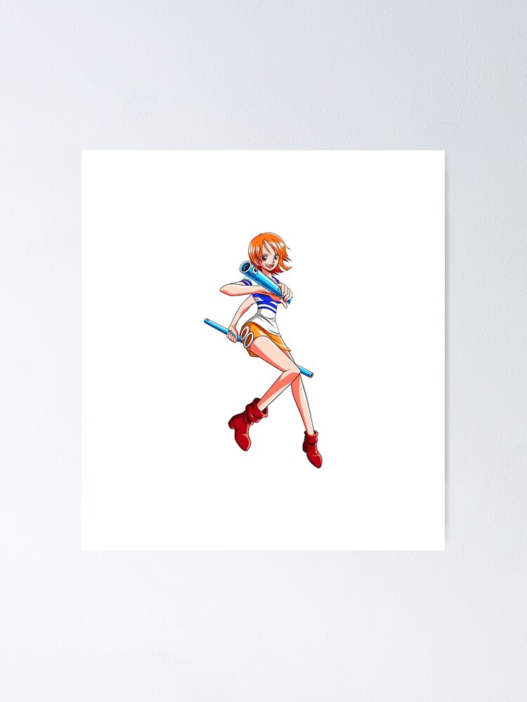 "Nami one piece" Poster for Sale by Yor-art | Redbubble