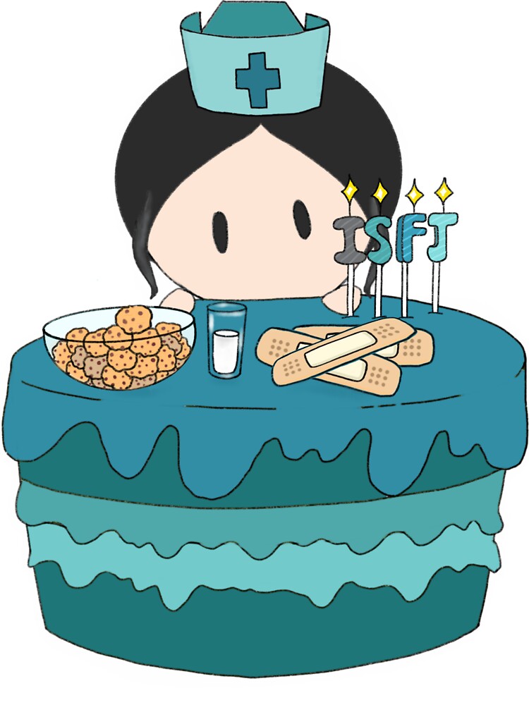 "ISFJ MBTI Cake" Sticker for Sale by MBTI-Star | Redbubble