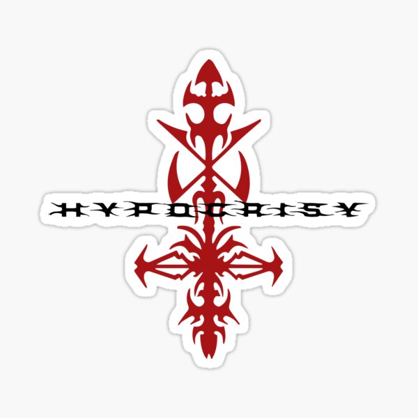 "Hypocrisy" Sticker for Sale by MMelodicMM | Redbubble